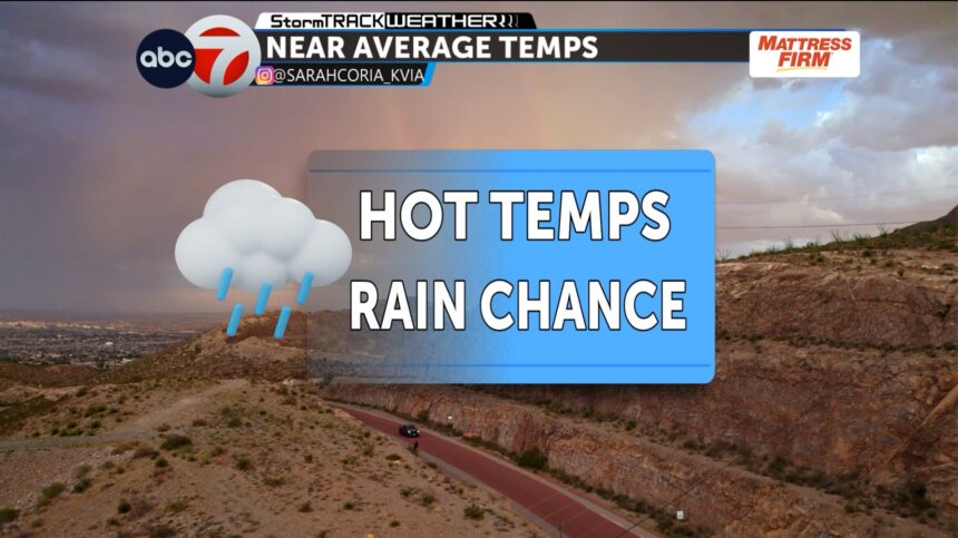 ABC-7 StormTrack Weather: Average temps & increased rain chances - KVIA